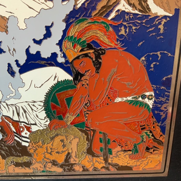 Wall Decor | The Legend Of Volcanoes Mexican Tale Inlay Picture | Poshmark